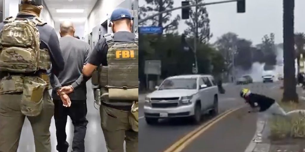 Suspect Who Attacked Officers with Rocks During LA ICE Riots Arrested ...