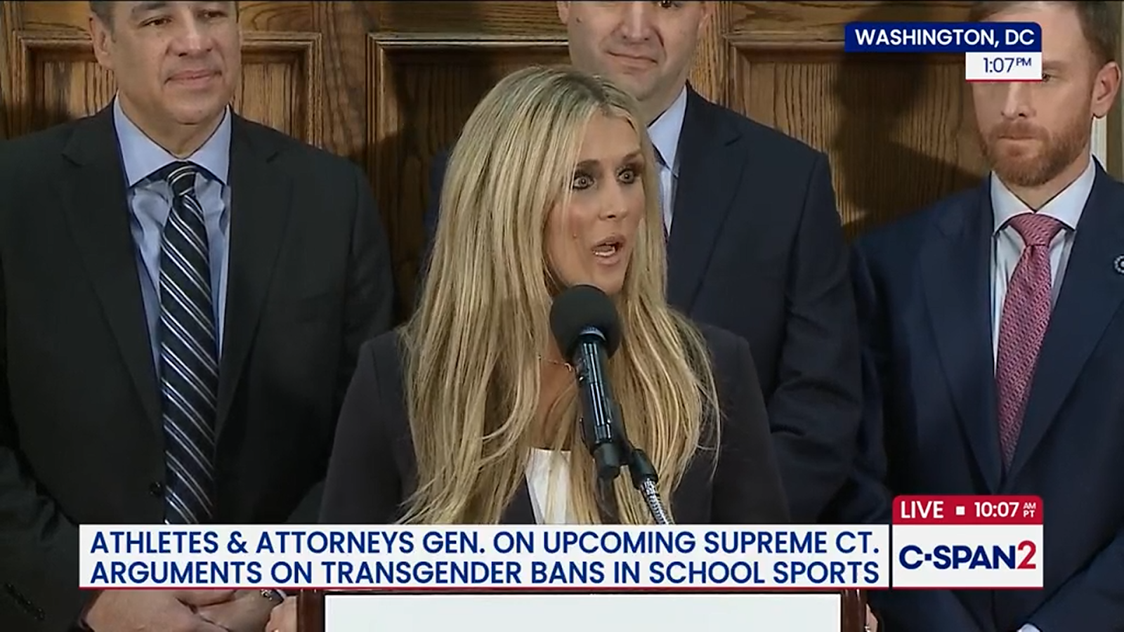 Riley Gaines: ‘Pissed off’ at Party Erasing Women’s Rights – Daily News ...